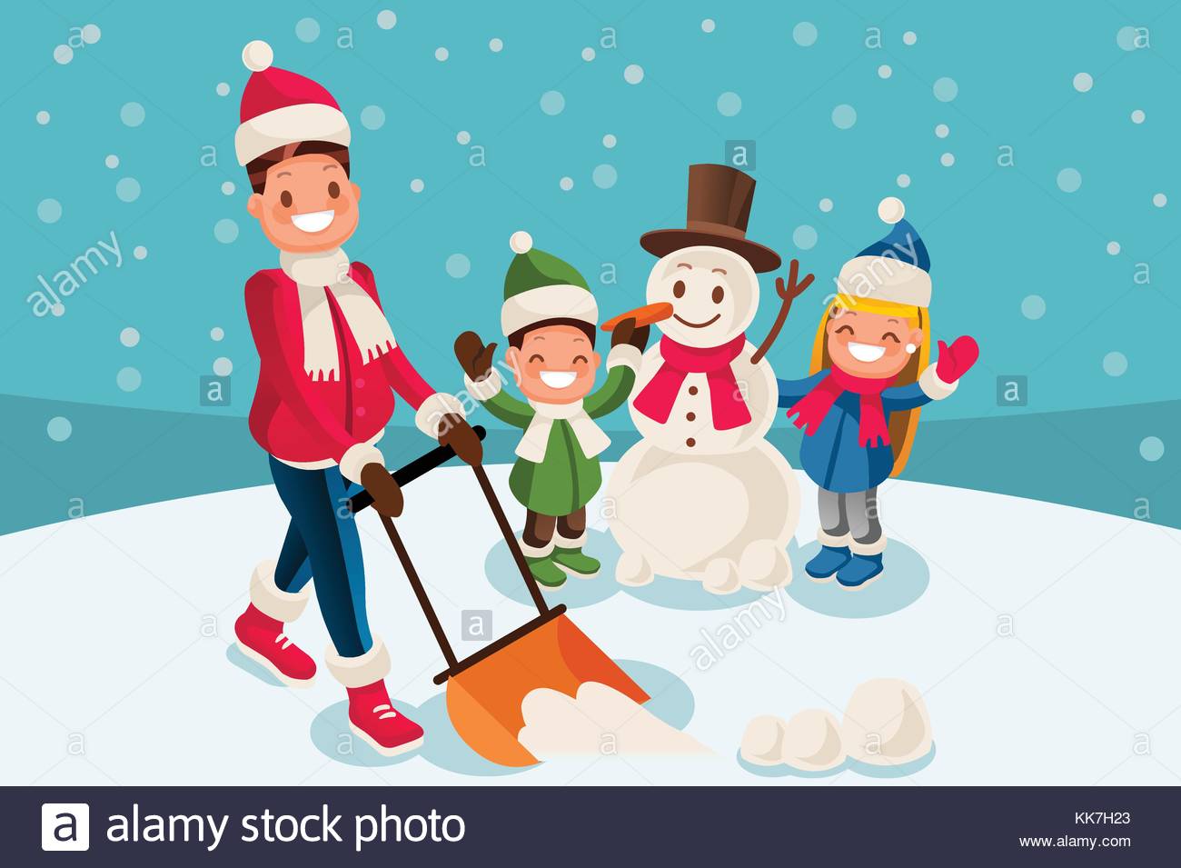Snowball Fight Cartoon Illustration Stock Photos & Snowball Fight ...