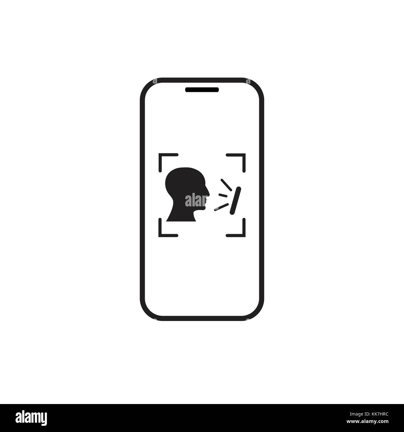 Person scanning icon black Stock Vector Images - Alamy