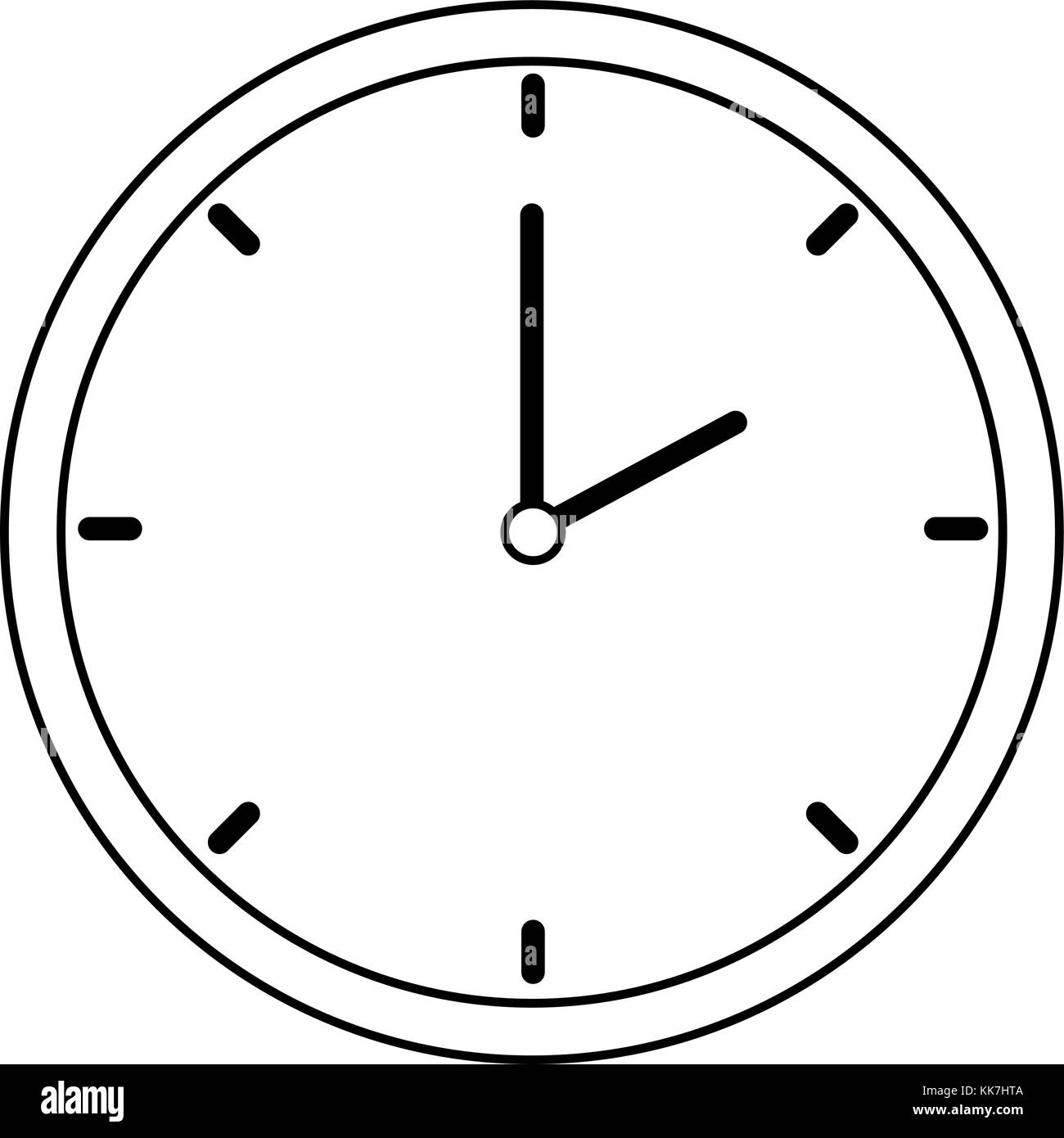 time clock isolated icon Stock Vector Image & Art - Alamy