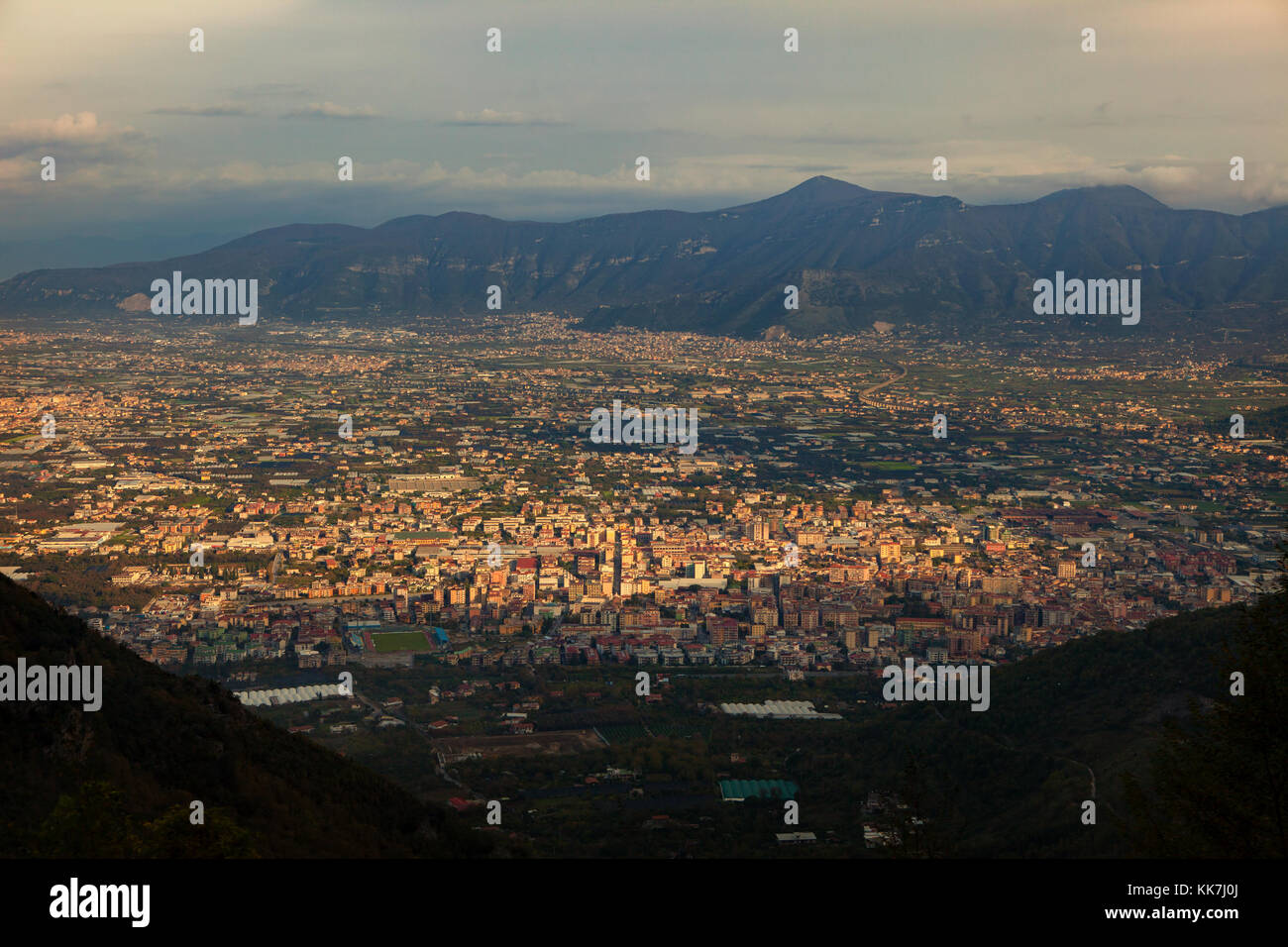 Aerial of pompeii hi-res stock photography and images - Alamy