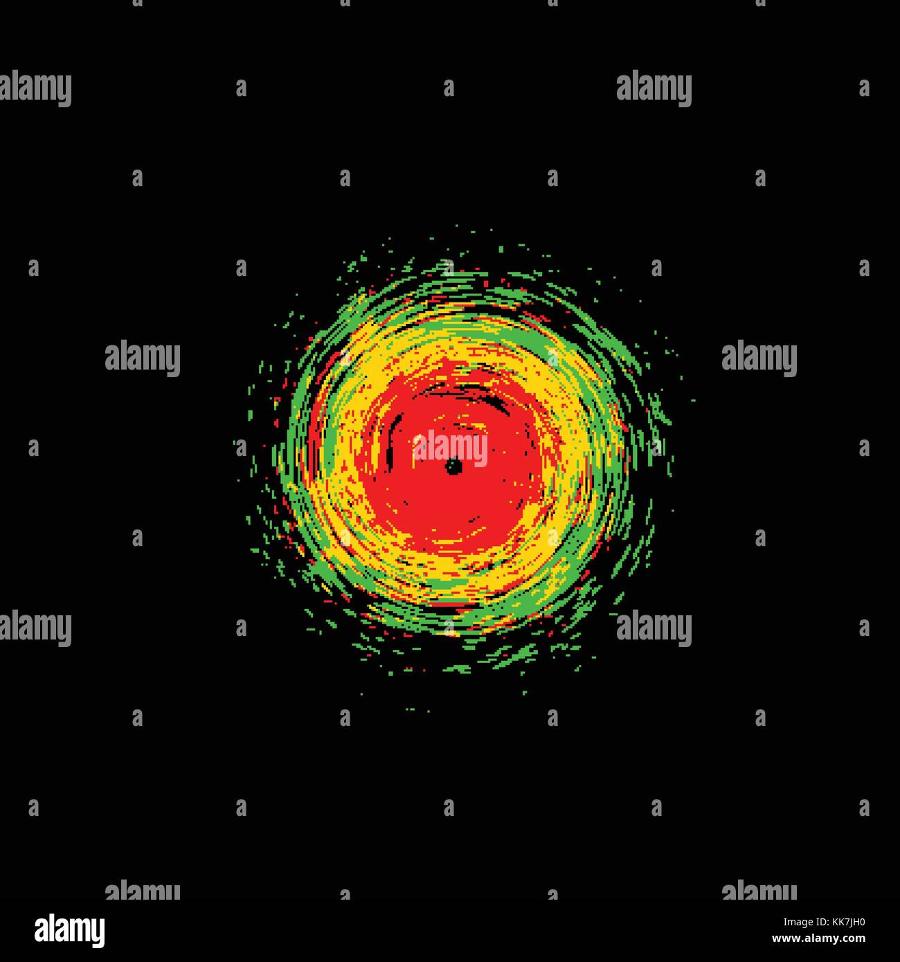 Hurricane, typhoon, tornado funnel, wind storm logo. Abstract twisted ...