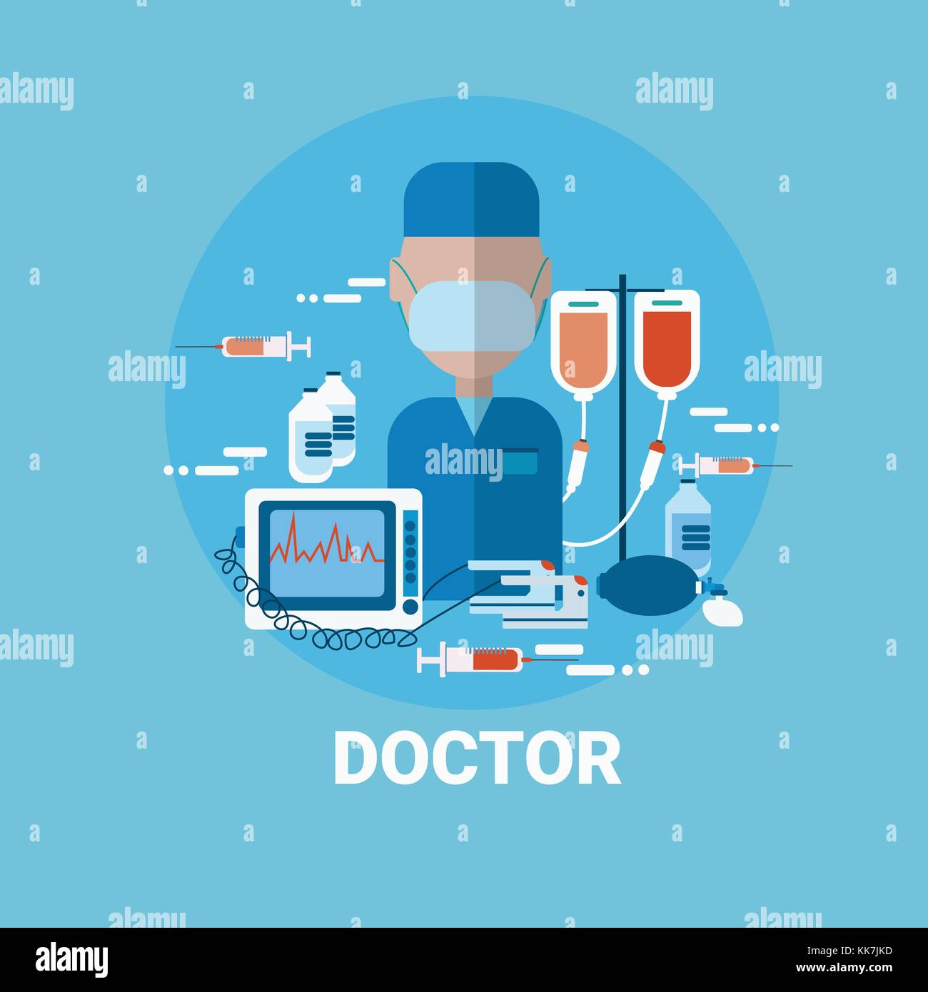 Doctor icon hi-res stock photography and images - Alamy
