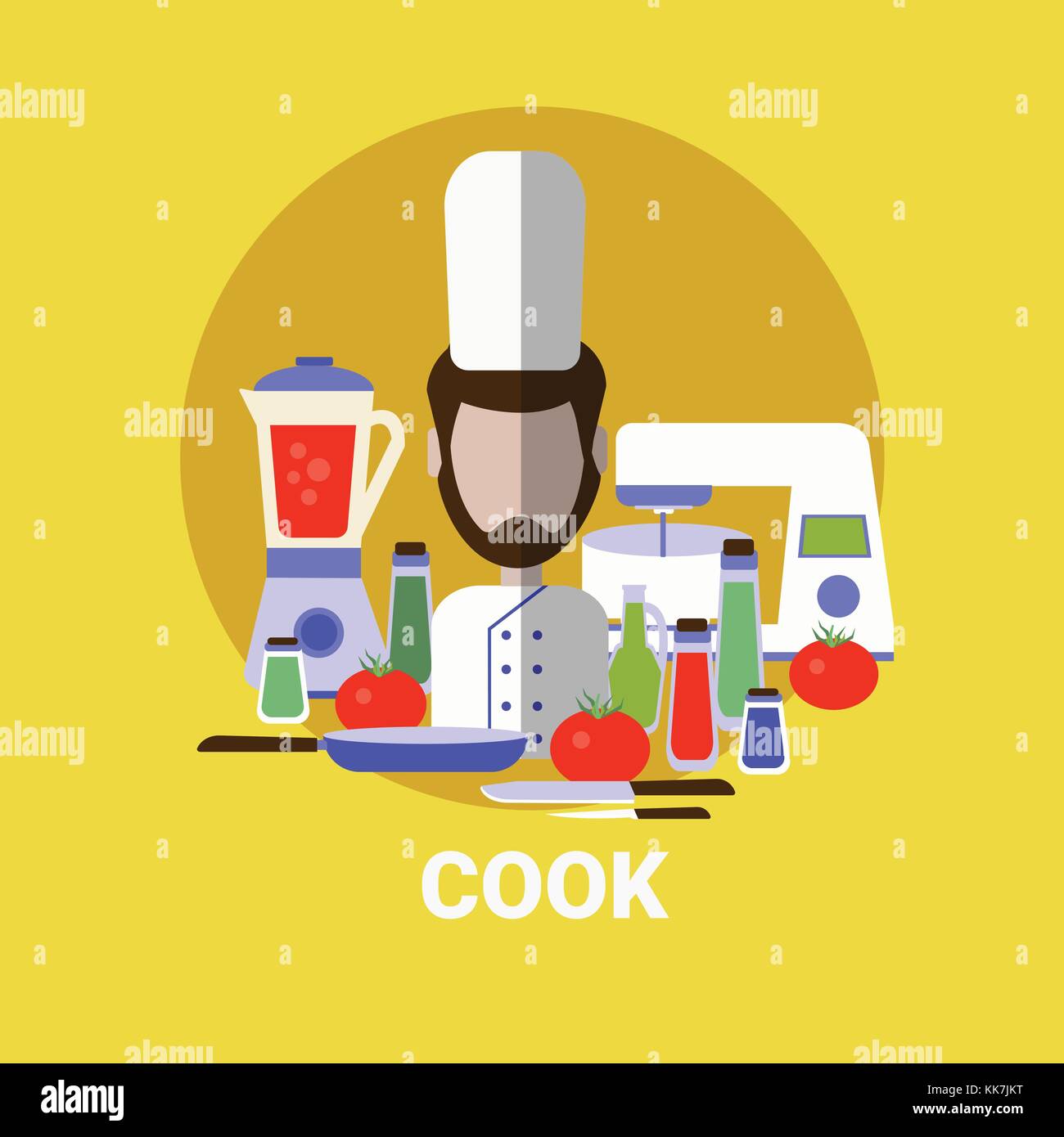 Man male avatar kitchen hi-res stock photography and images - Alamy