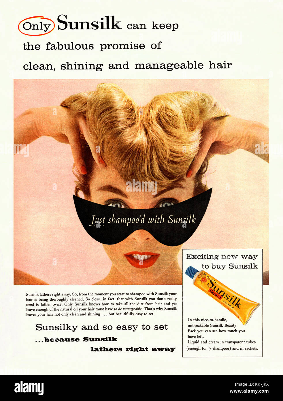 Shampoo advertisement hi-res stock photography and images - Alamy