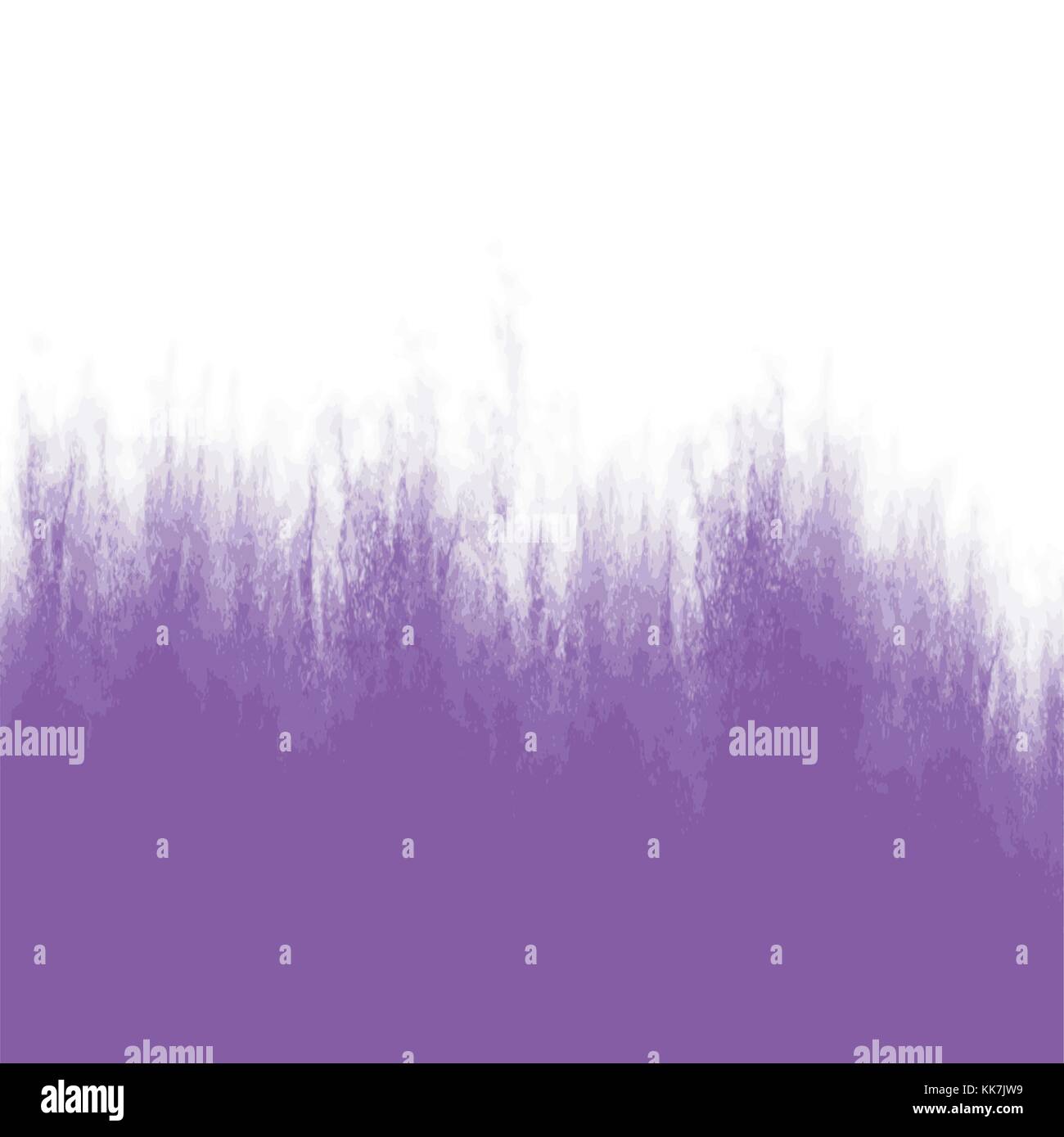 violet abstract watercolor pattern with fringed borders on white ...