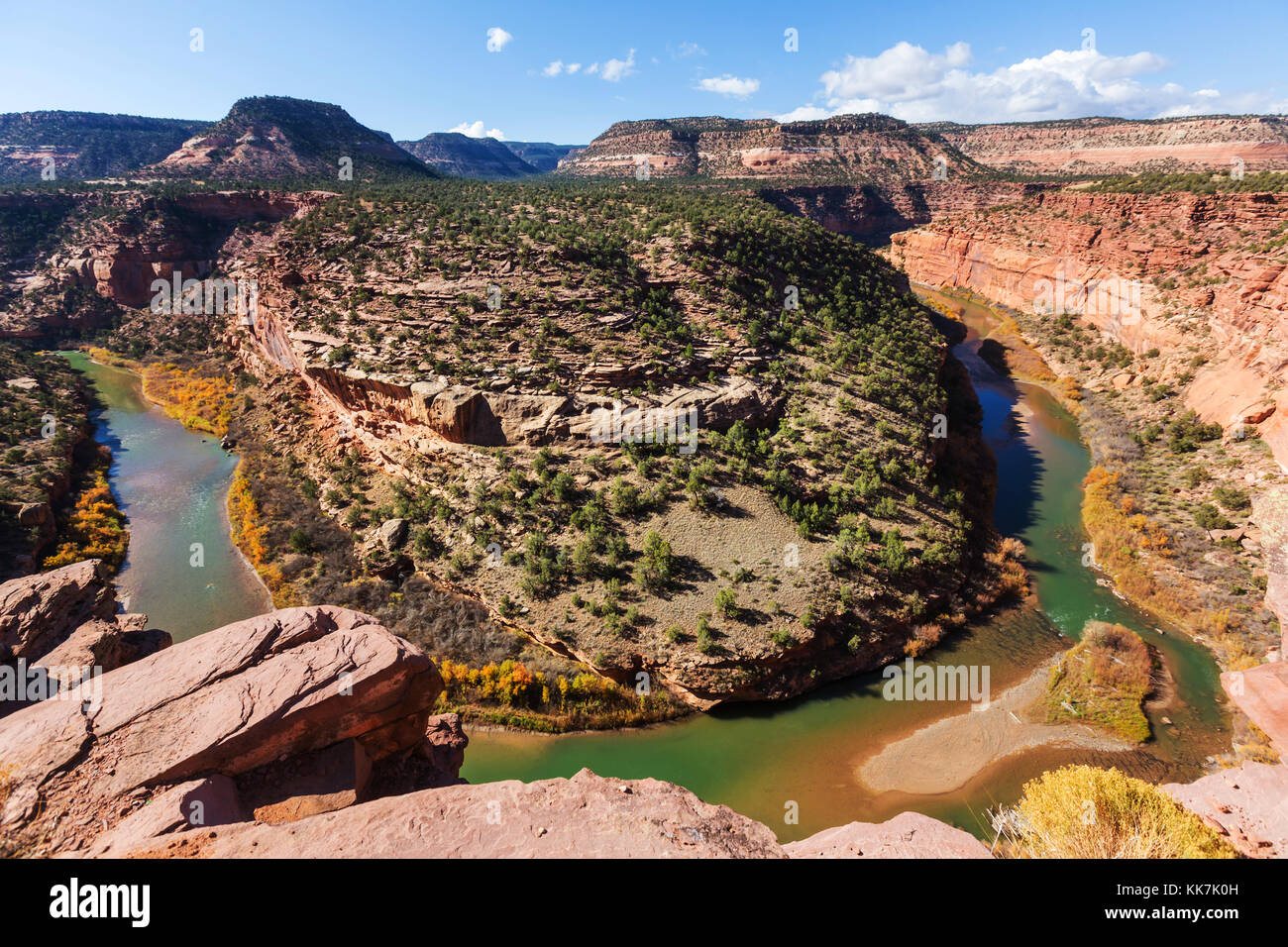 Green river in Colorado state, USA Stock Photo - Alamy