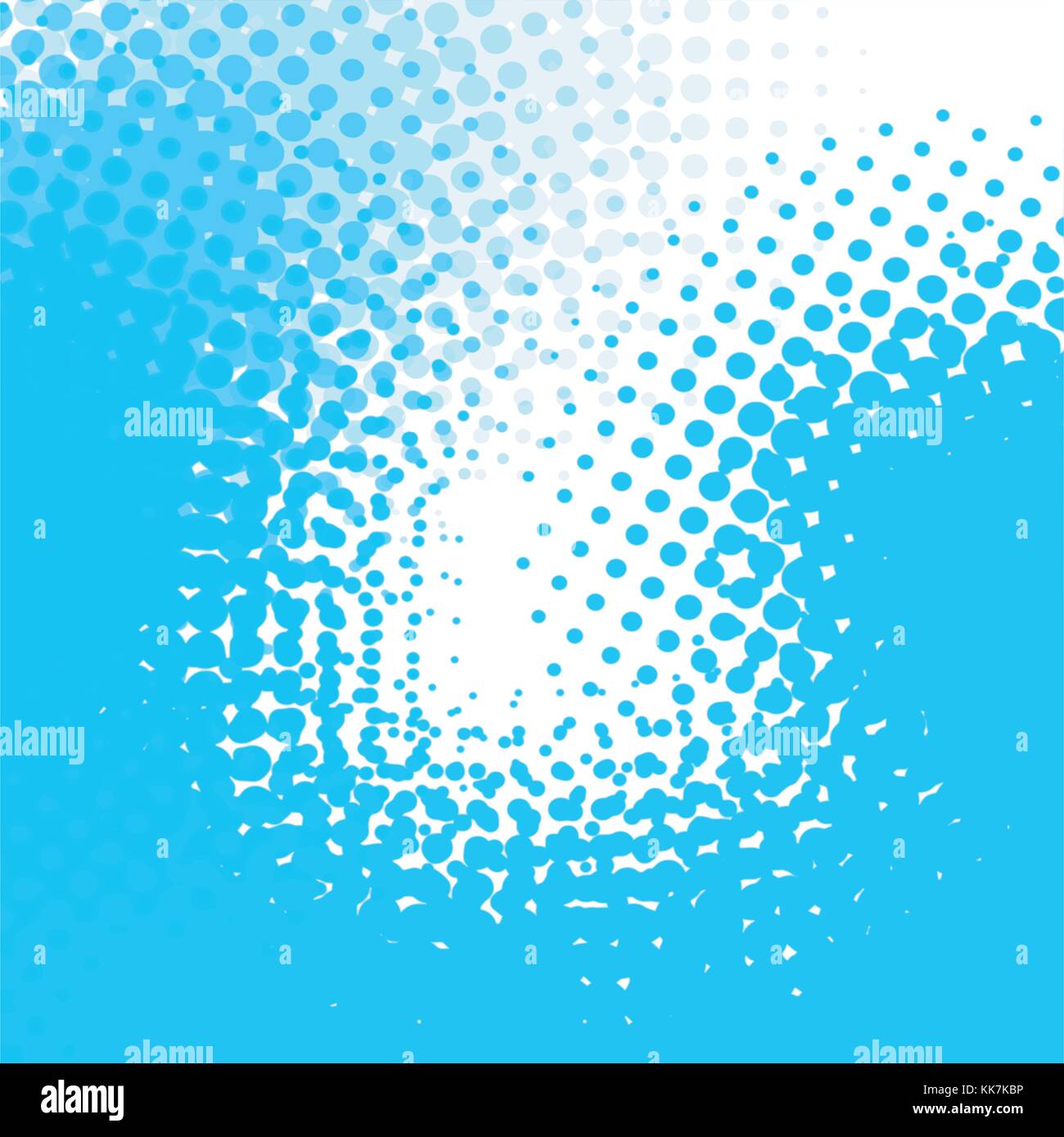 blue abstract watercolor jet of water pattern on white background ...