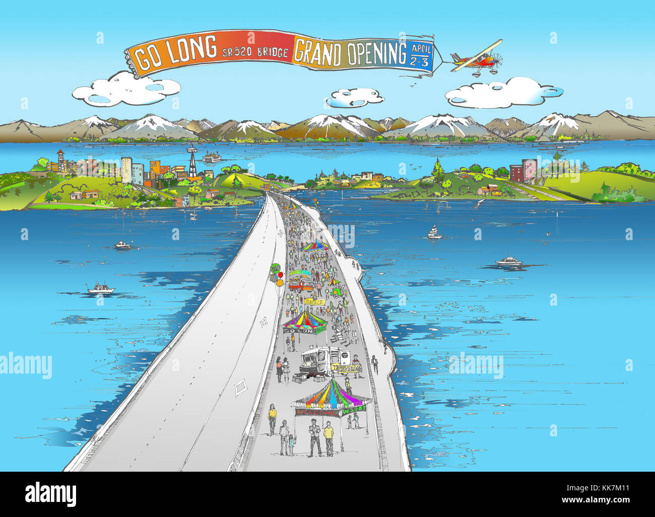 Go Long banner developed by WSDOT graphic designer to showcase the ...