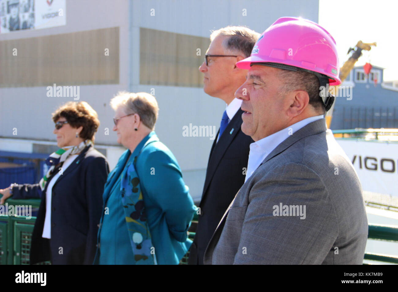 Four of the five event speakers, including (from left), Bremerton Mayor ...