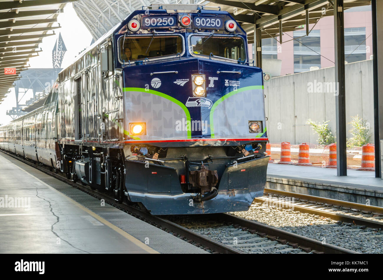 Passengers heading south from Seattle were the first to ride on the ...