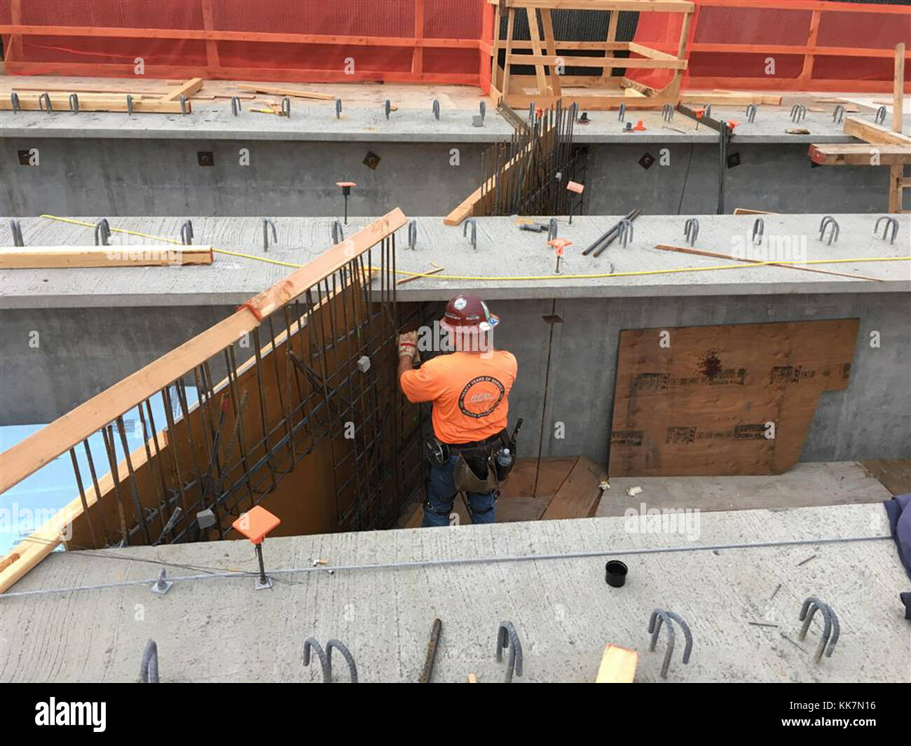 Tying rebar hi-res stock photography and images - Alamy