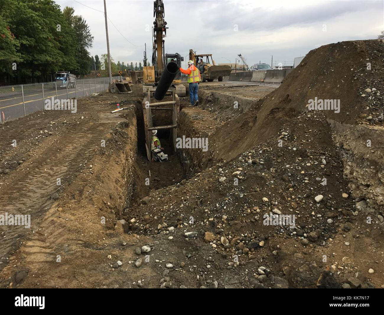 I 405 sr 167 interchange direct connector project hi-res stock ...