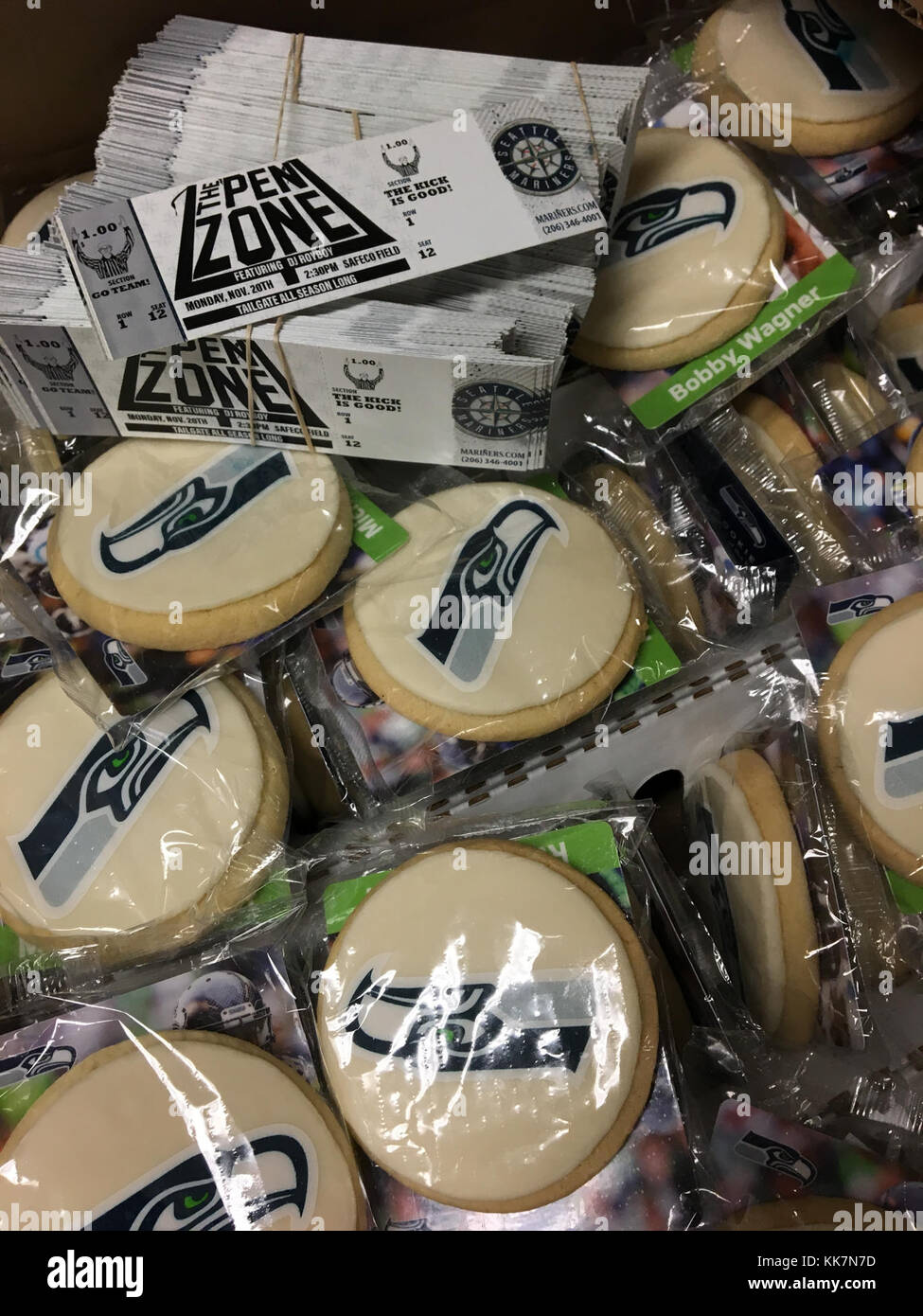 During the floating pep rally, Centerplate handed out Schwartz Borthers ...