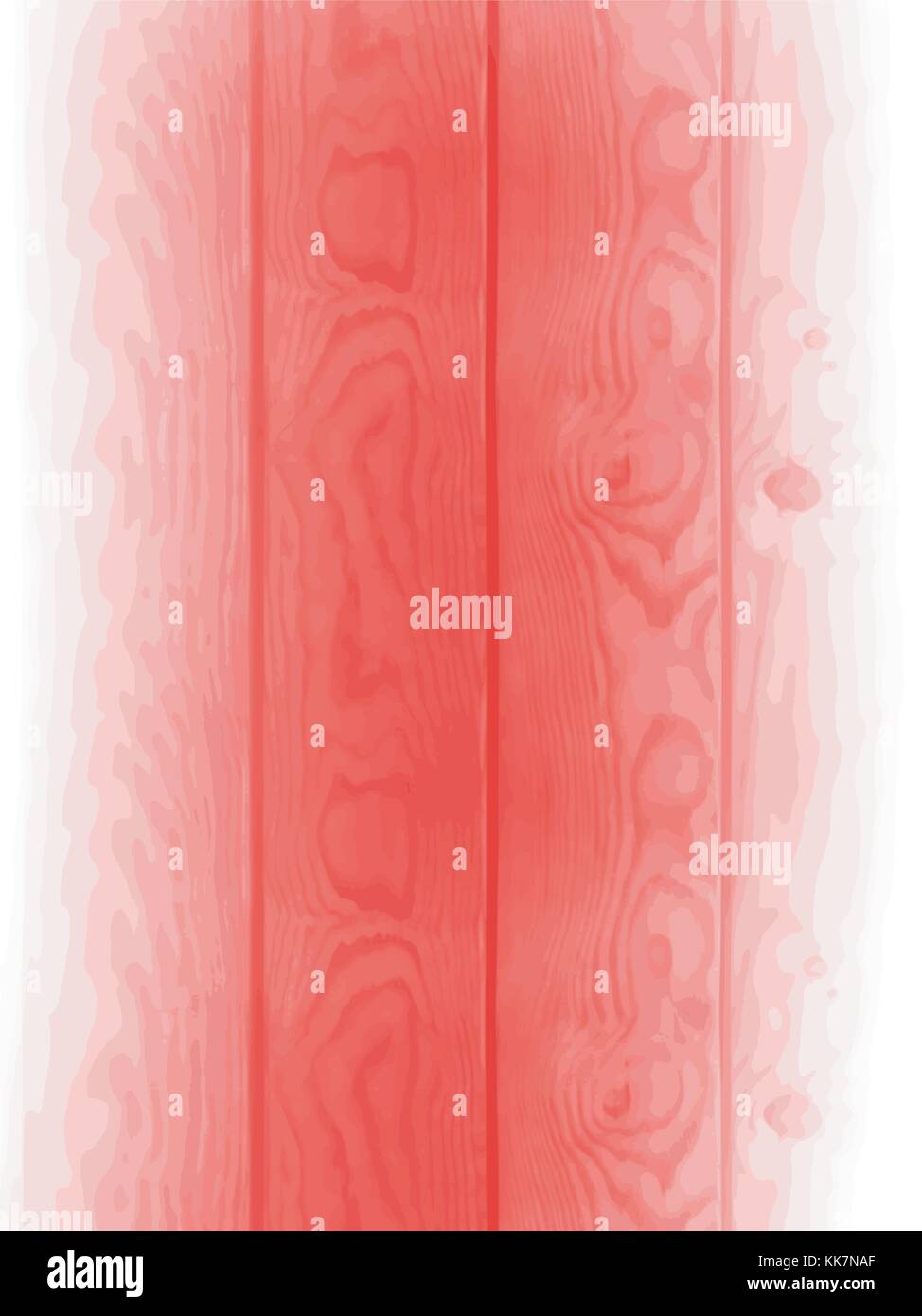 red watercolor wood grain pattern with white borders, vector ...