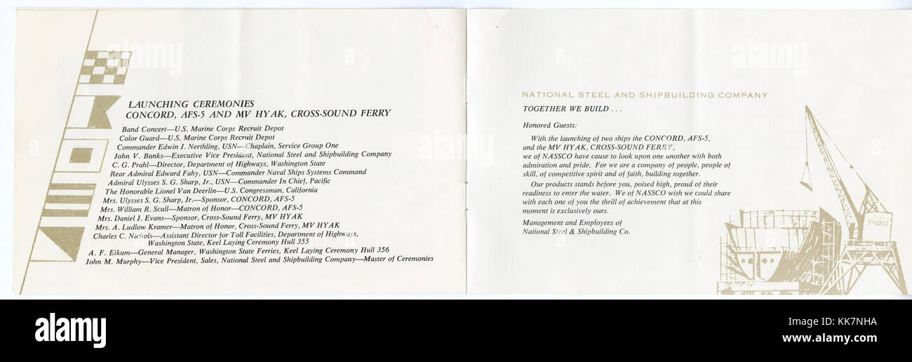 Ceremony leaflet hi-res stock photography and images - Alamy