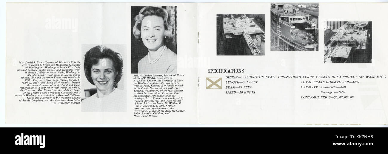 MV Hyak launch 1966 32294202690 o Stock Photo - Alamy