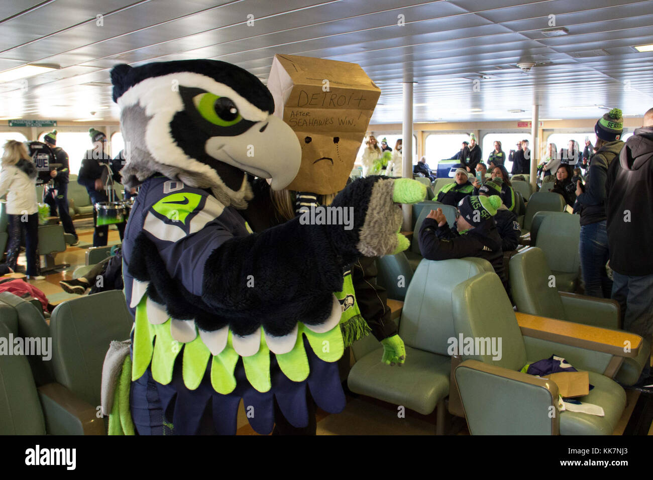 Blitz and a dedicated fan remind us who will win the game on Saturday ...