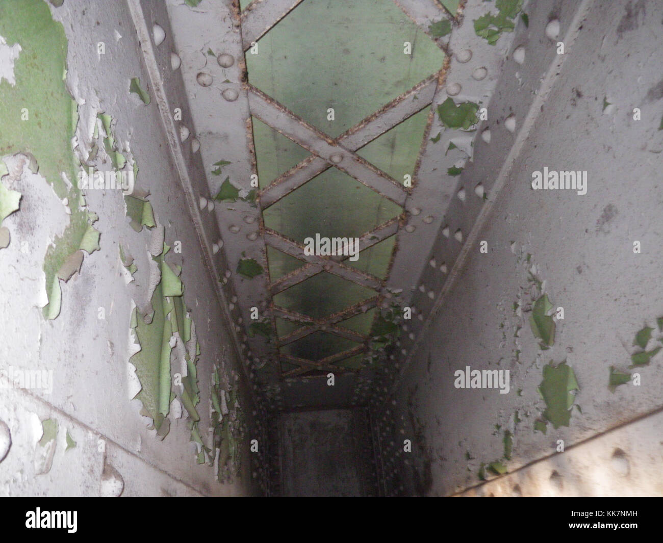 Layers and layers of peeling paint perfectly demonstrates the problems ...