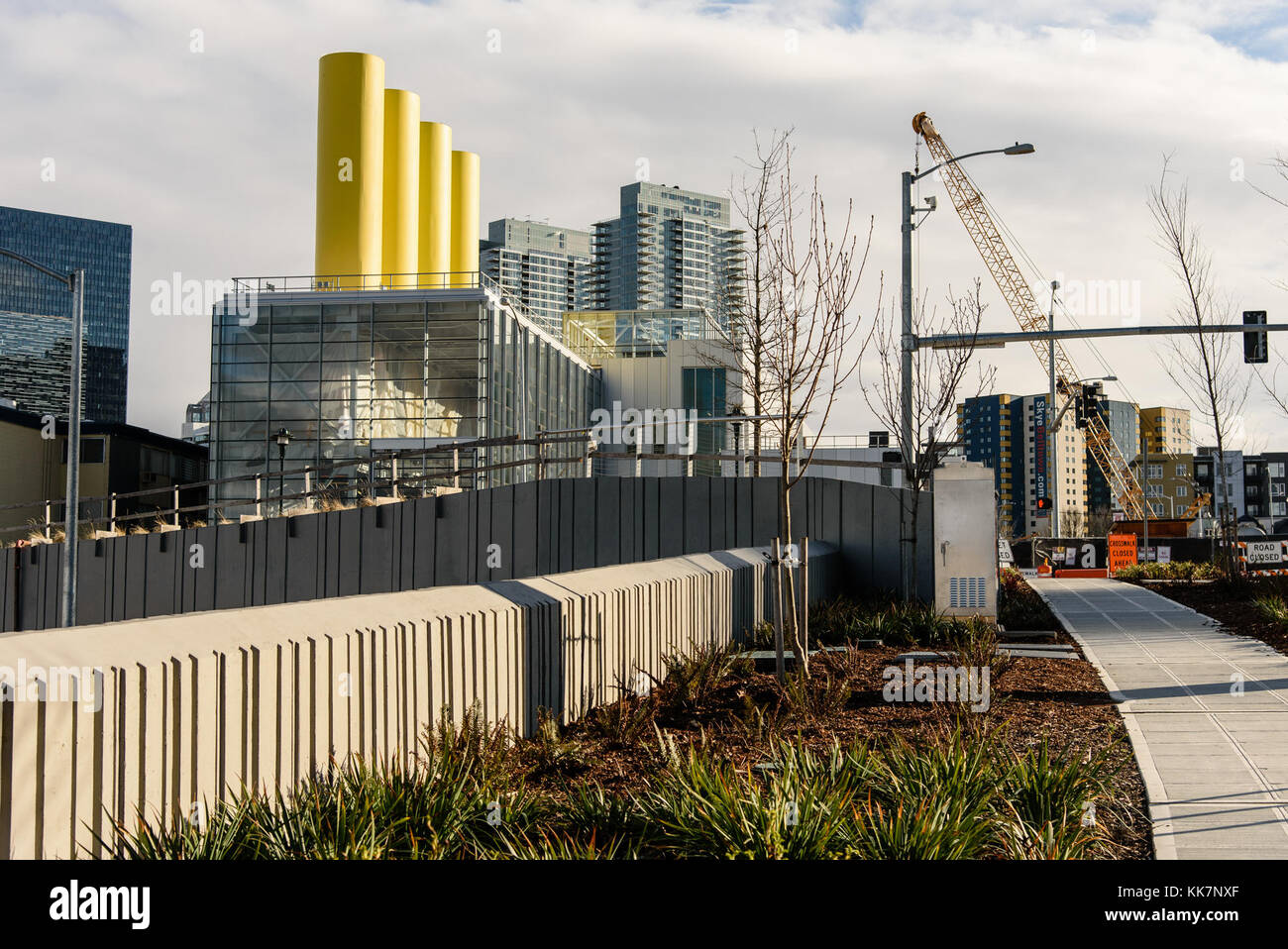 Alaskan Way Viaduct Replacement Program.This photo shows progress on ...