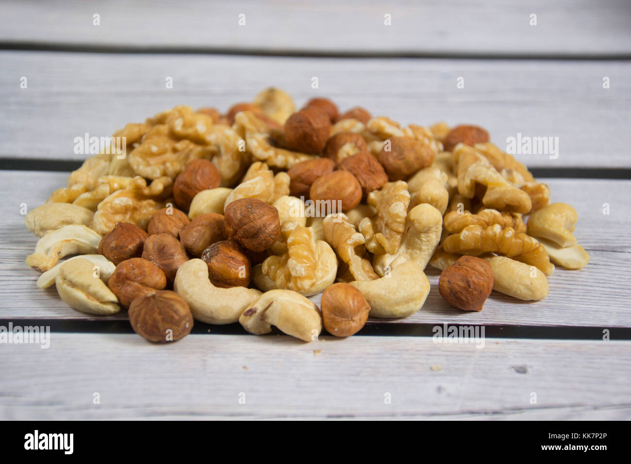 photo of mixed nuts Stock Photo - Alamy