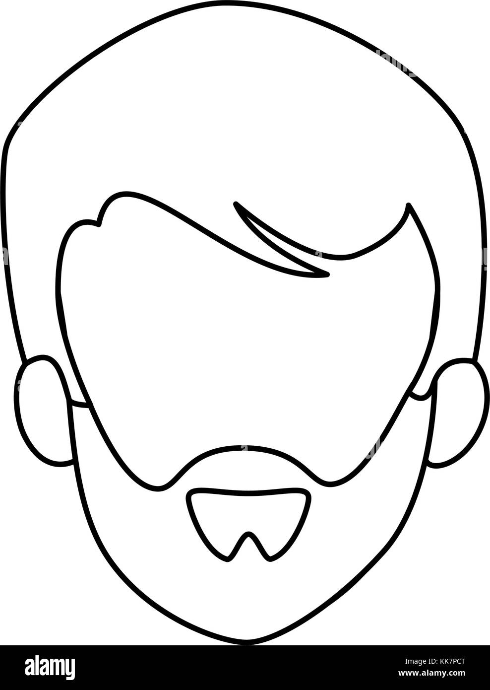 young man head avatar character Stock Vector Image & Art - Alamy