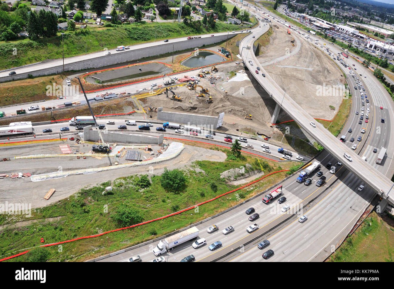 This photo shows the grading that is taking place for the new ...