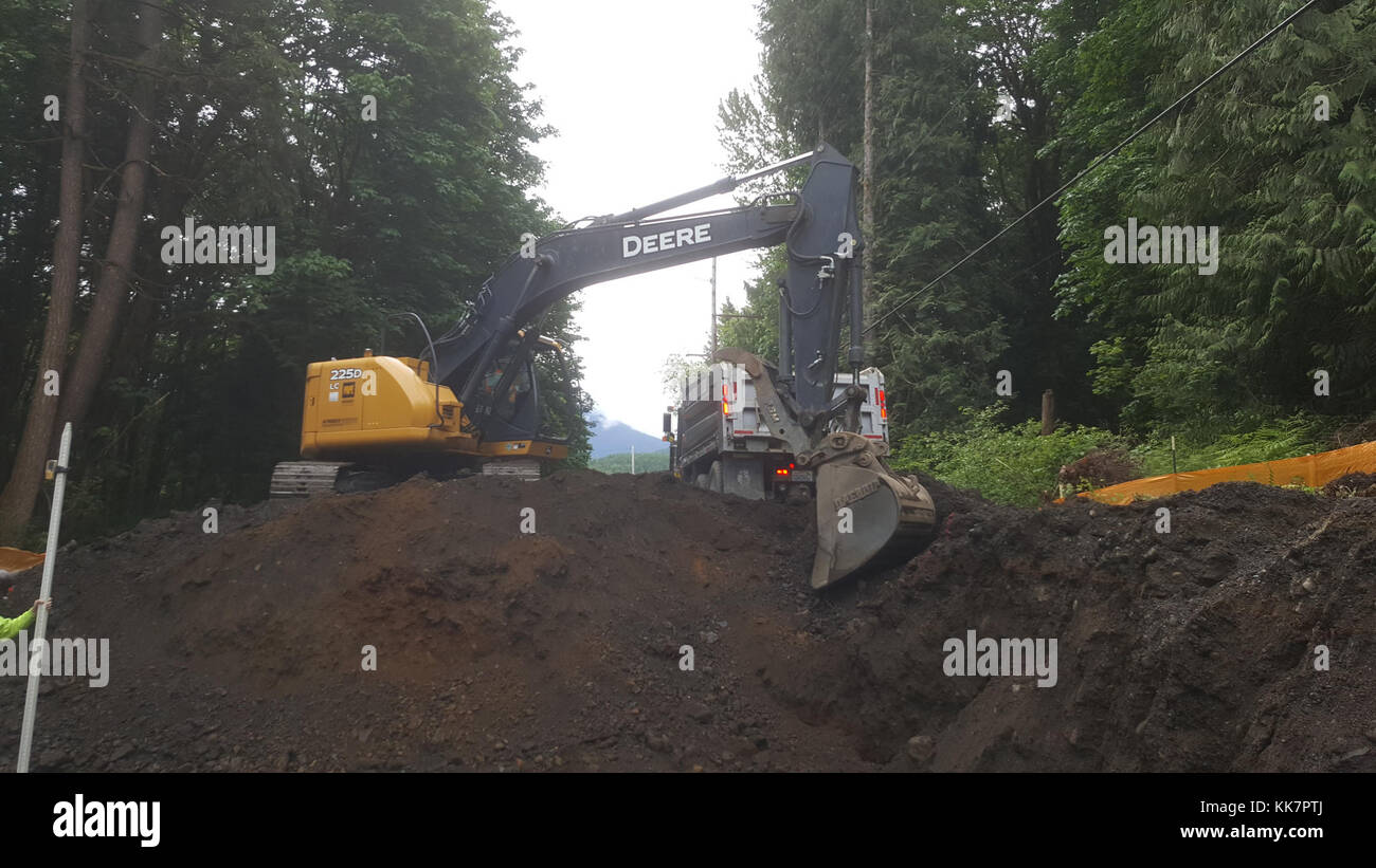 Building a bypass lane, to build a new bridge 35042853144 o Stock Photo ...