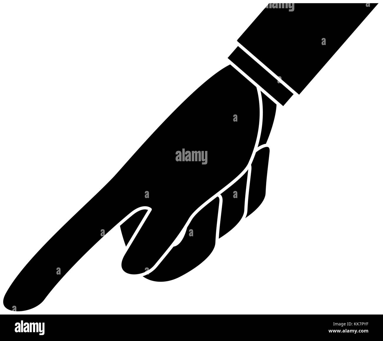 hand human index icon Stock Vector Image & Art - Alamy