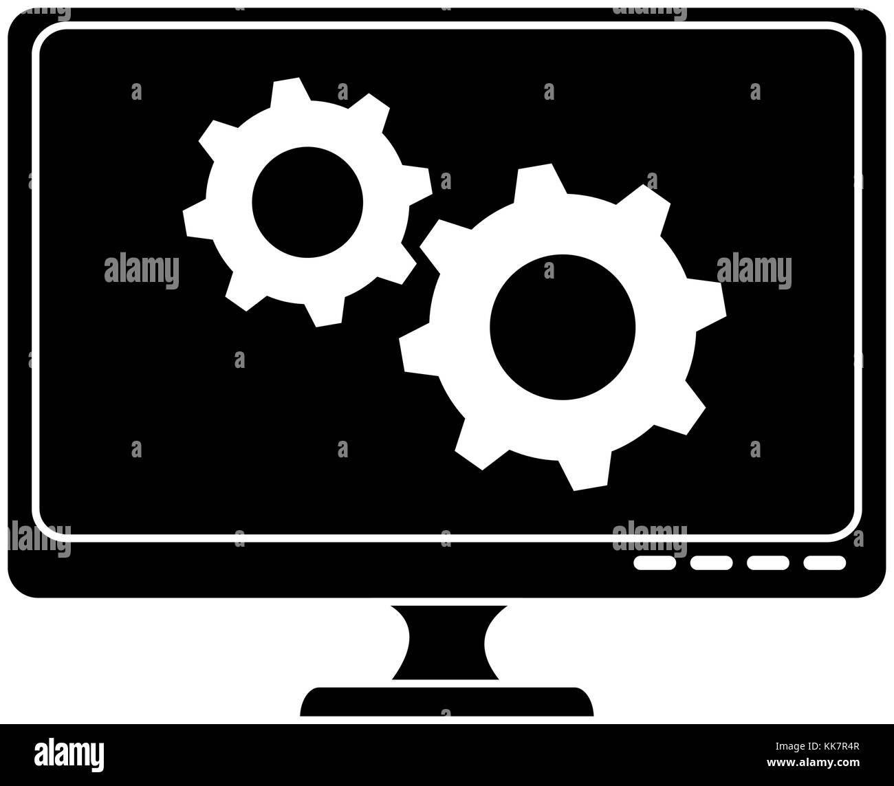 Simple office setup Black and White Stock Photos & Images - Alamy