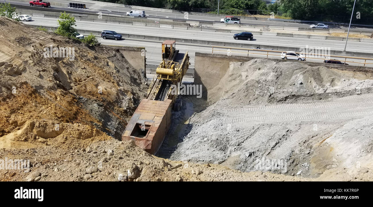 Mass excavation for the I-405/SR 167 Interchange Direct Connector ...