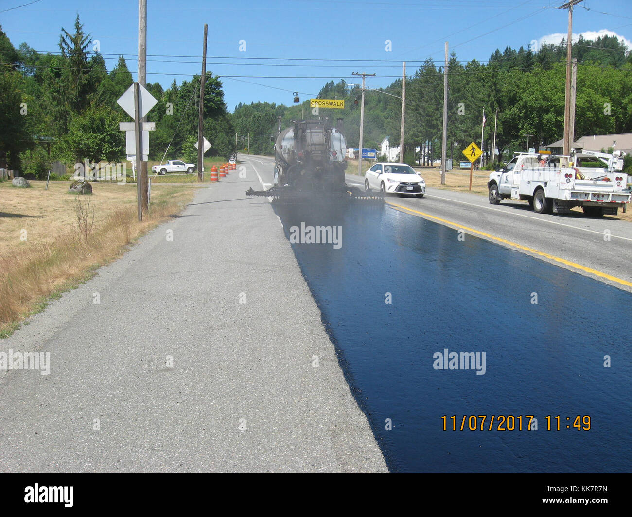 WSDOT contractor crews from Granite Construction have started ...
