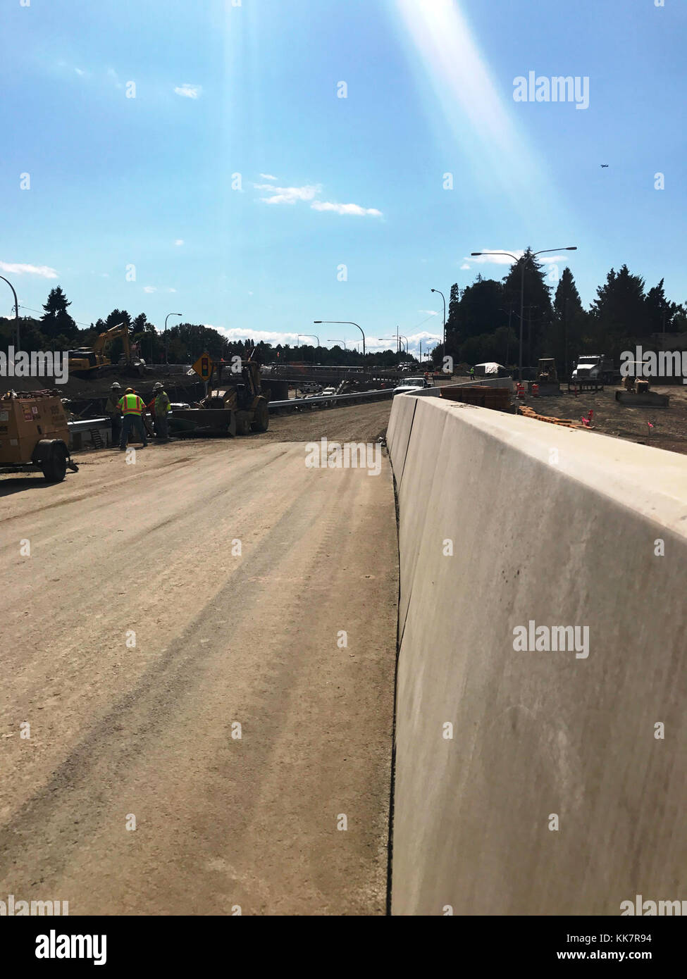 The new westbound SR 520 off-ramps are bordered with a new 48-inch ...