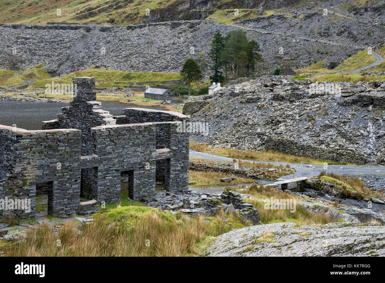 Remains of quarry buildings hi-res stock photography and images - Alamy