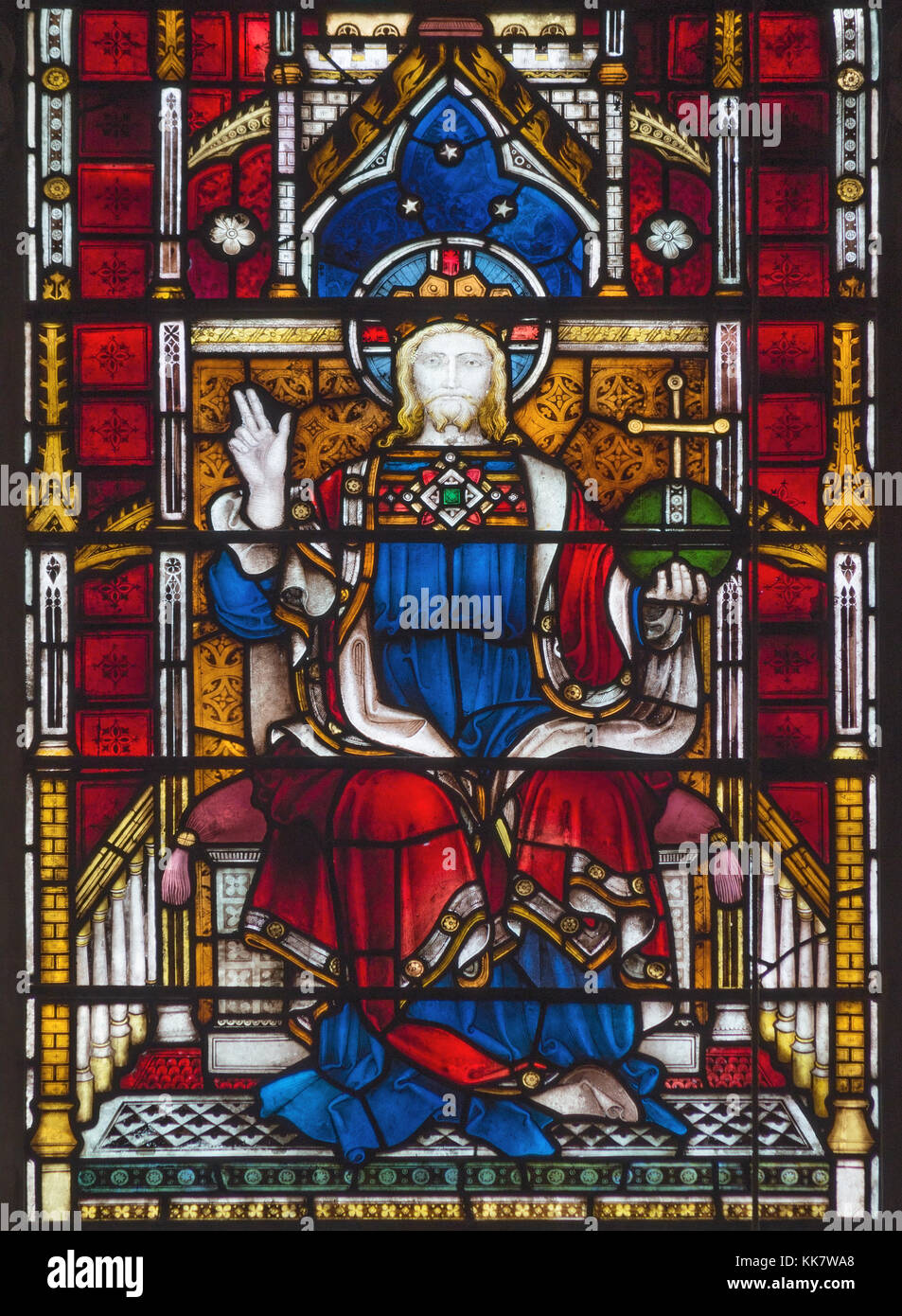 LONDON, GREAT BRITAIN - SEPTEMBER 19, 2017: The Jesus Christ the King ...