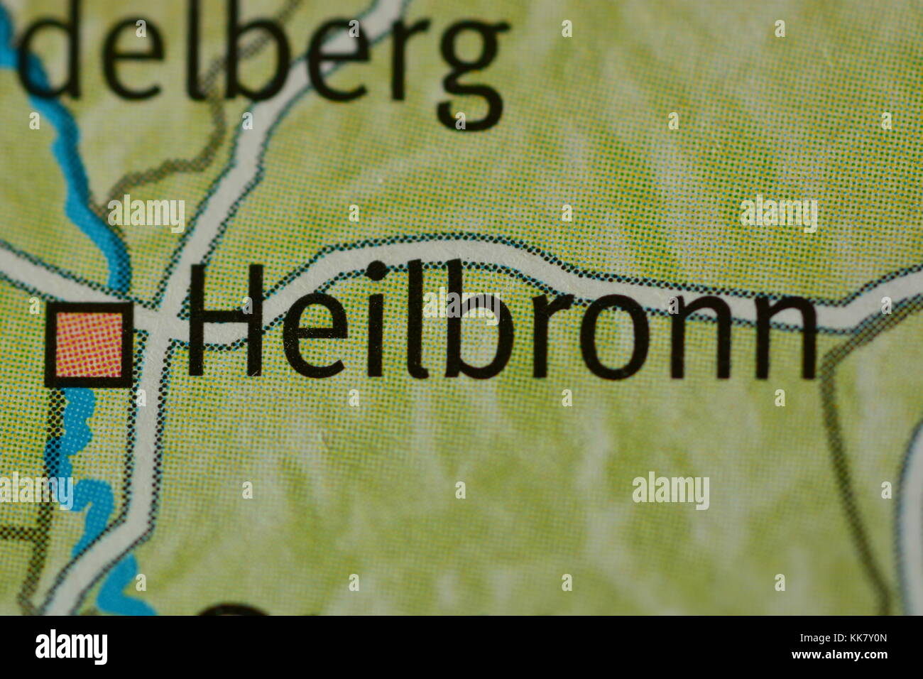 Heilbronn map hi-res stock photography and images - Alamy