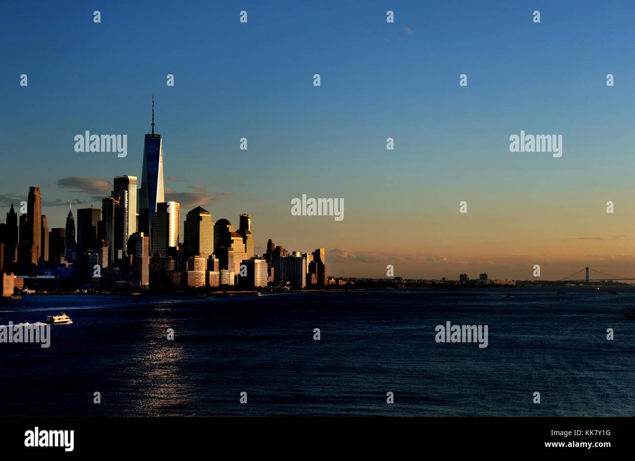 One world trade center freedom tower new york hi-res stock photography ...