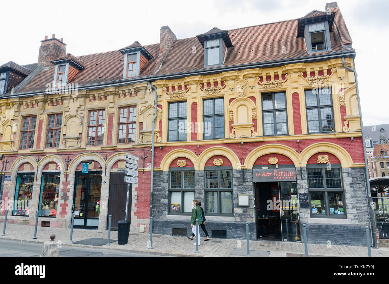 Old buildings in the city of Lille in Northern France Stock Photo - Alamy