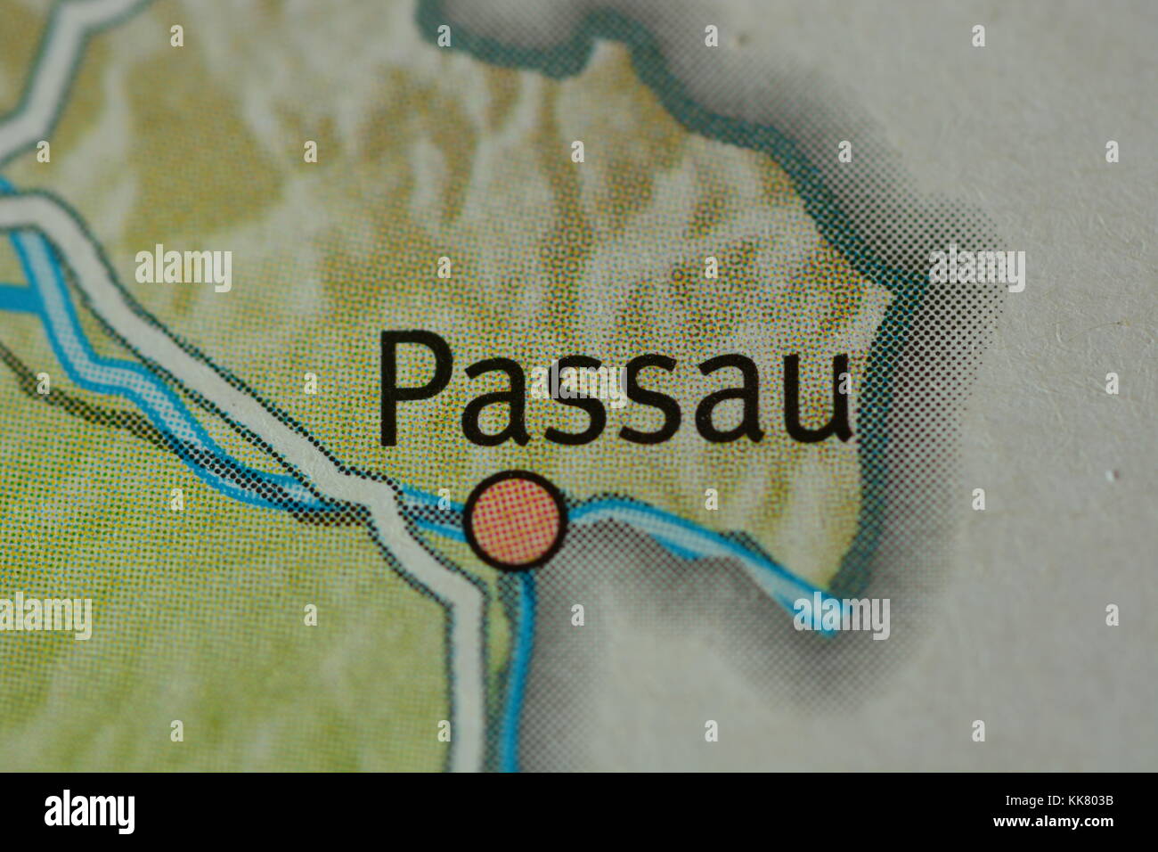 Map of passau hi-res stock photography and images - Alamy