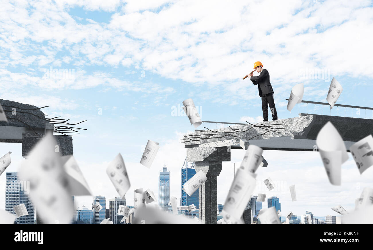 Looking up for new ways of problems solution Stock Photo - Alamy