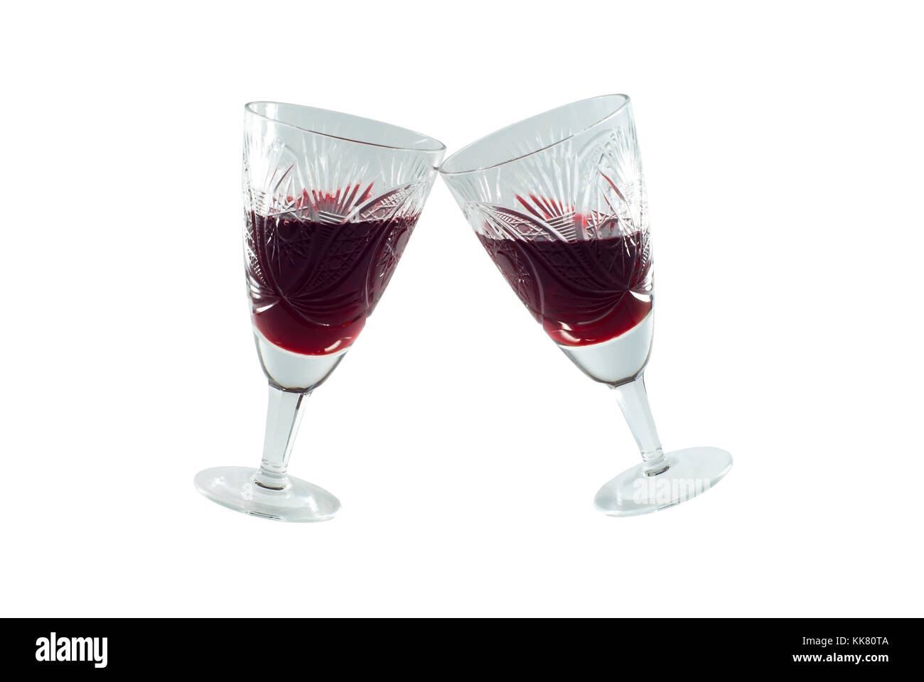 Clinking glasses Cut Out Stock Images & Pictures - Alamy