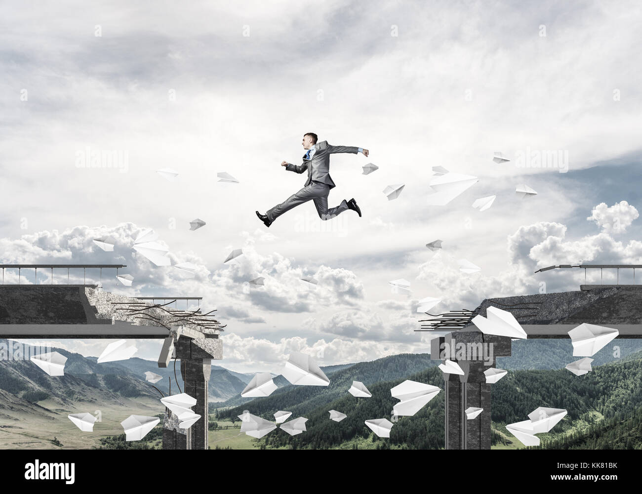 Problems and difficulties overcoming concept Stock Photo - Alamy