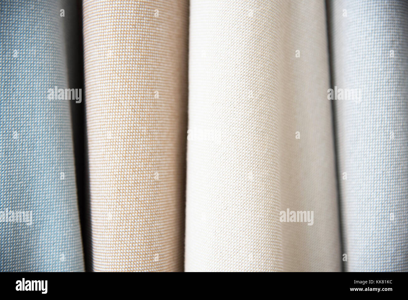 Multi color fabric texture samples Stock Photo - Alamy