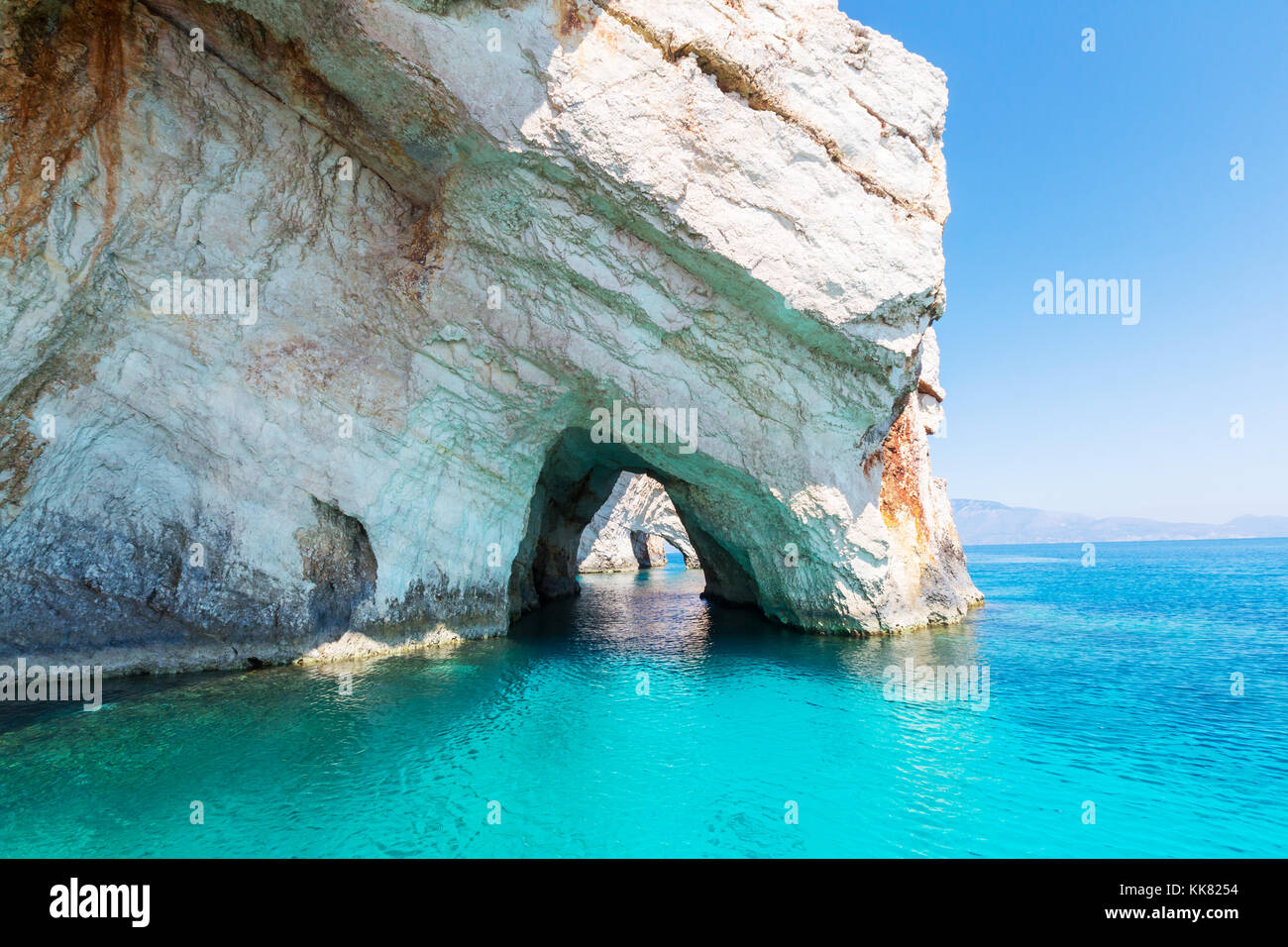 Beautiful sea landscapes on Zakynthos Island in Greece Stock Photo - Alamy