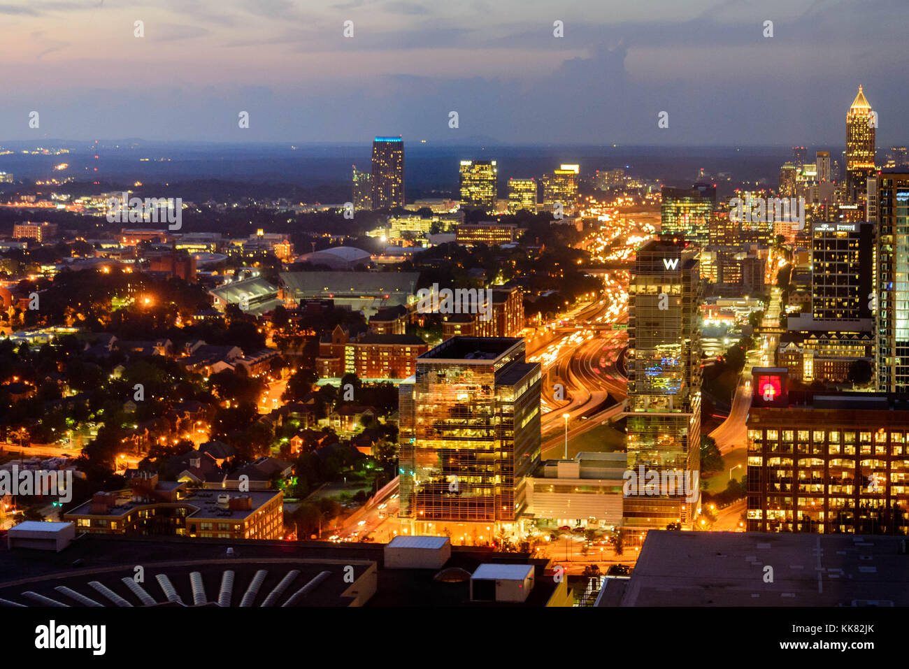 cityscape of downtown Atlanta, Georgia in 2017 Stock Photo - Alamy