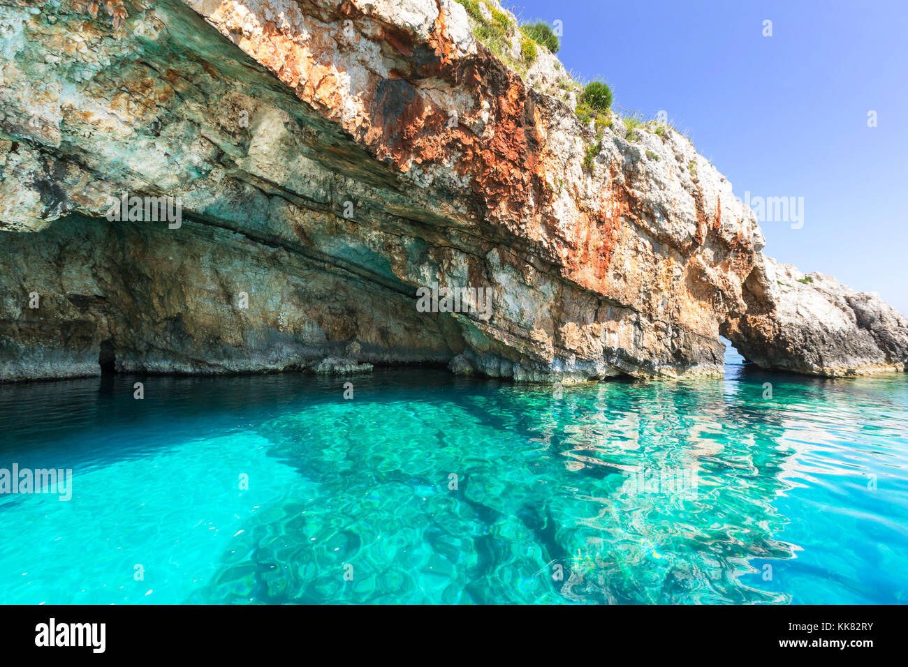 Beautiful sea landscapes on Zakynthos Island in Greece Stock Photo - Alamy