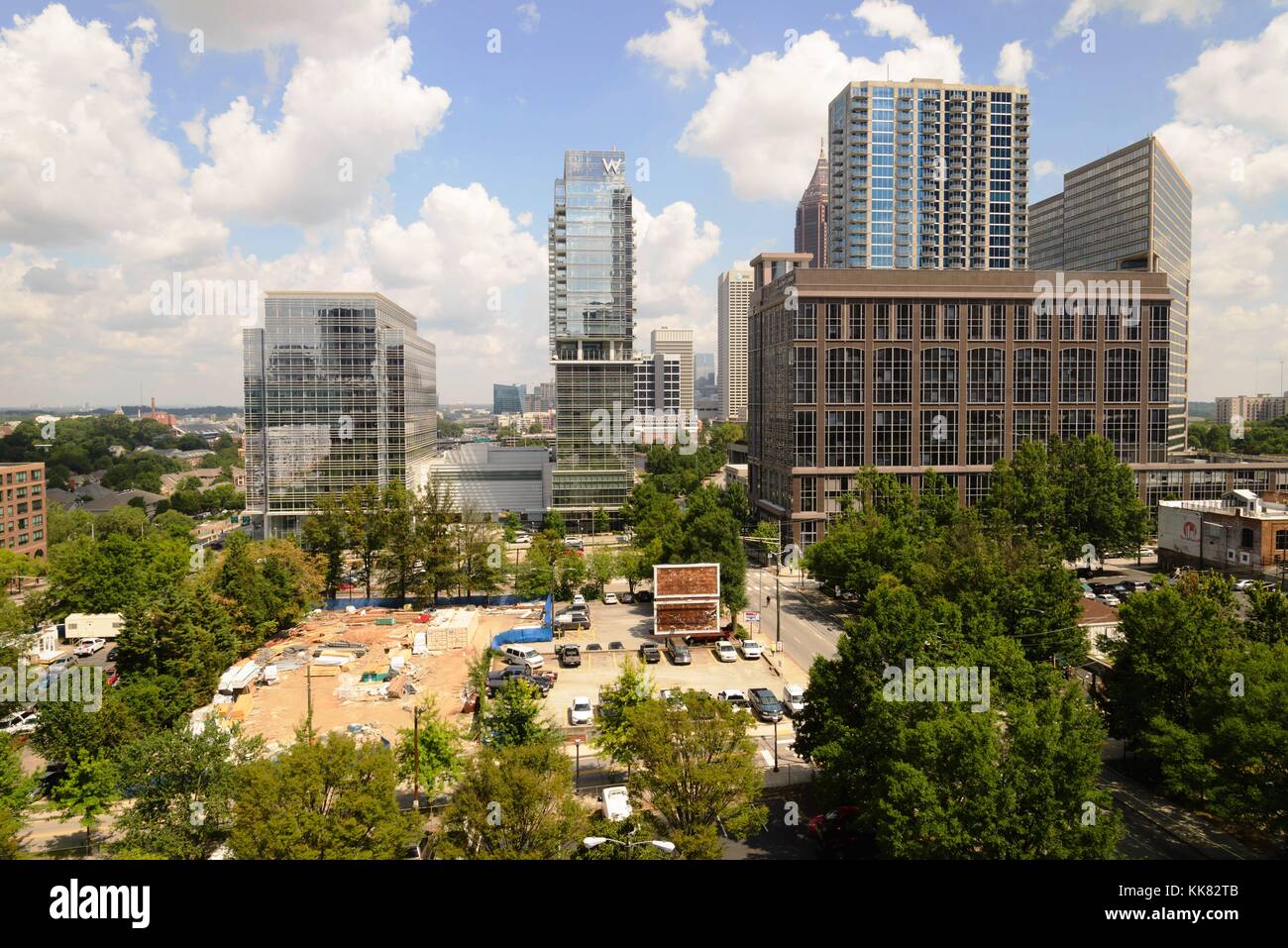 downtown cityscape of Atlanta, Georgia, August 22, 2017 Stock Photo - Alamy
