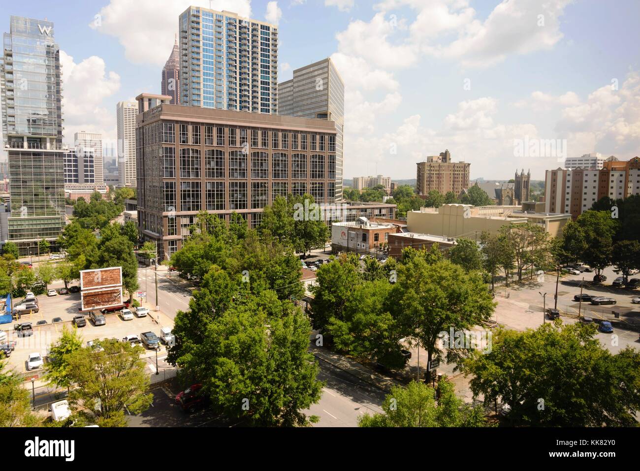 downtown cityscape of Atlanta, Georgia, August 22, 2017 Stock Photo - Alamy