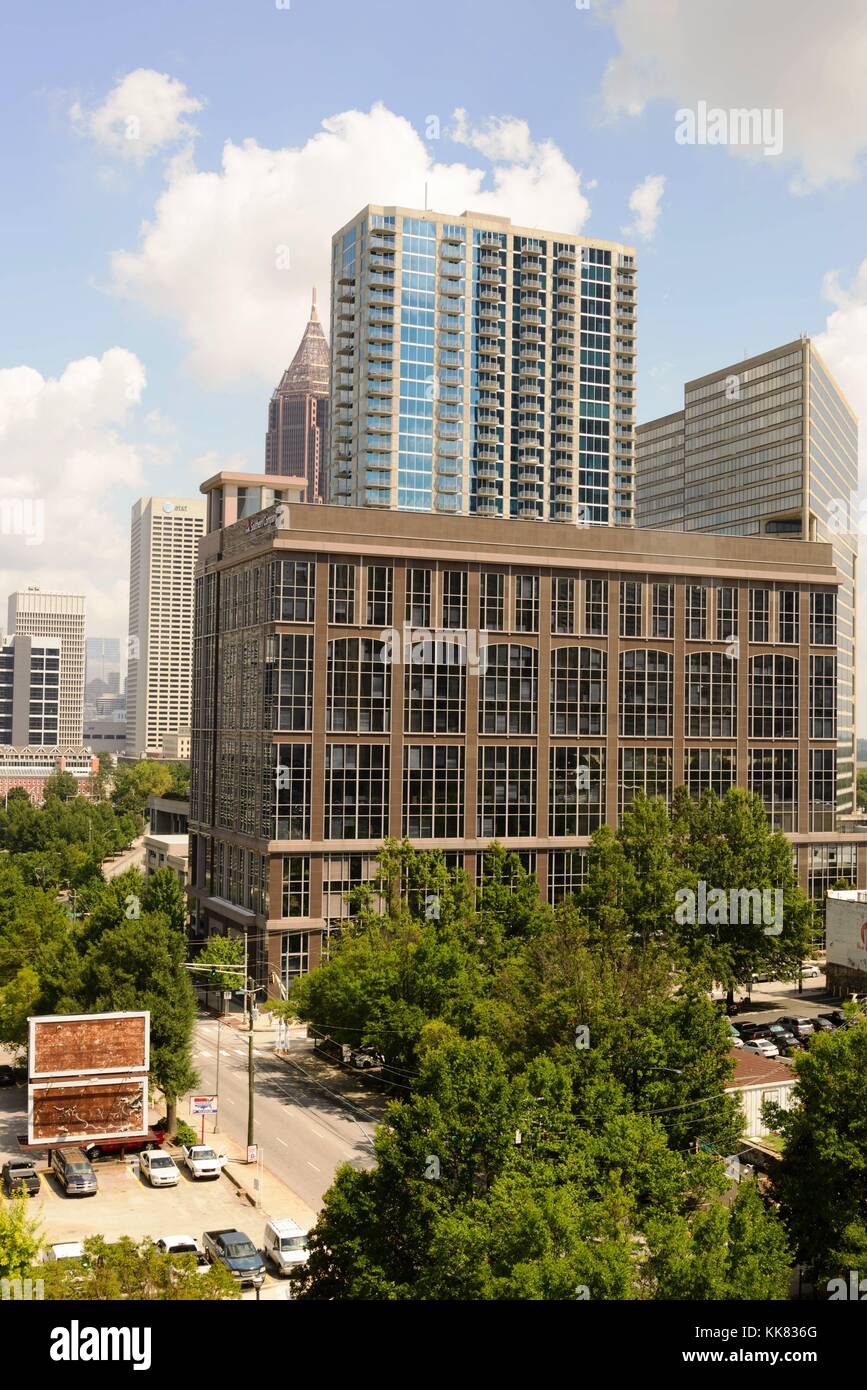 downtown cityscape of Atlanta, Georgia, August 22, 2017 Stock Photo - Alamy