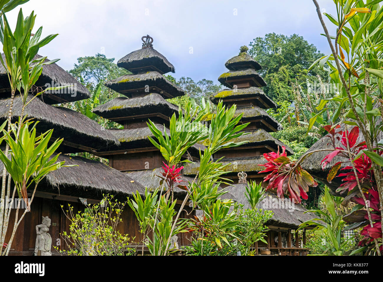 Multi-tiered meru towers at Pura Luhur Batukaru, Hindu temple in ...
