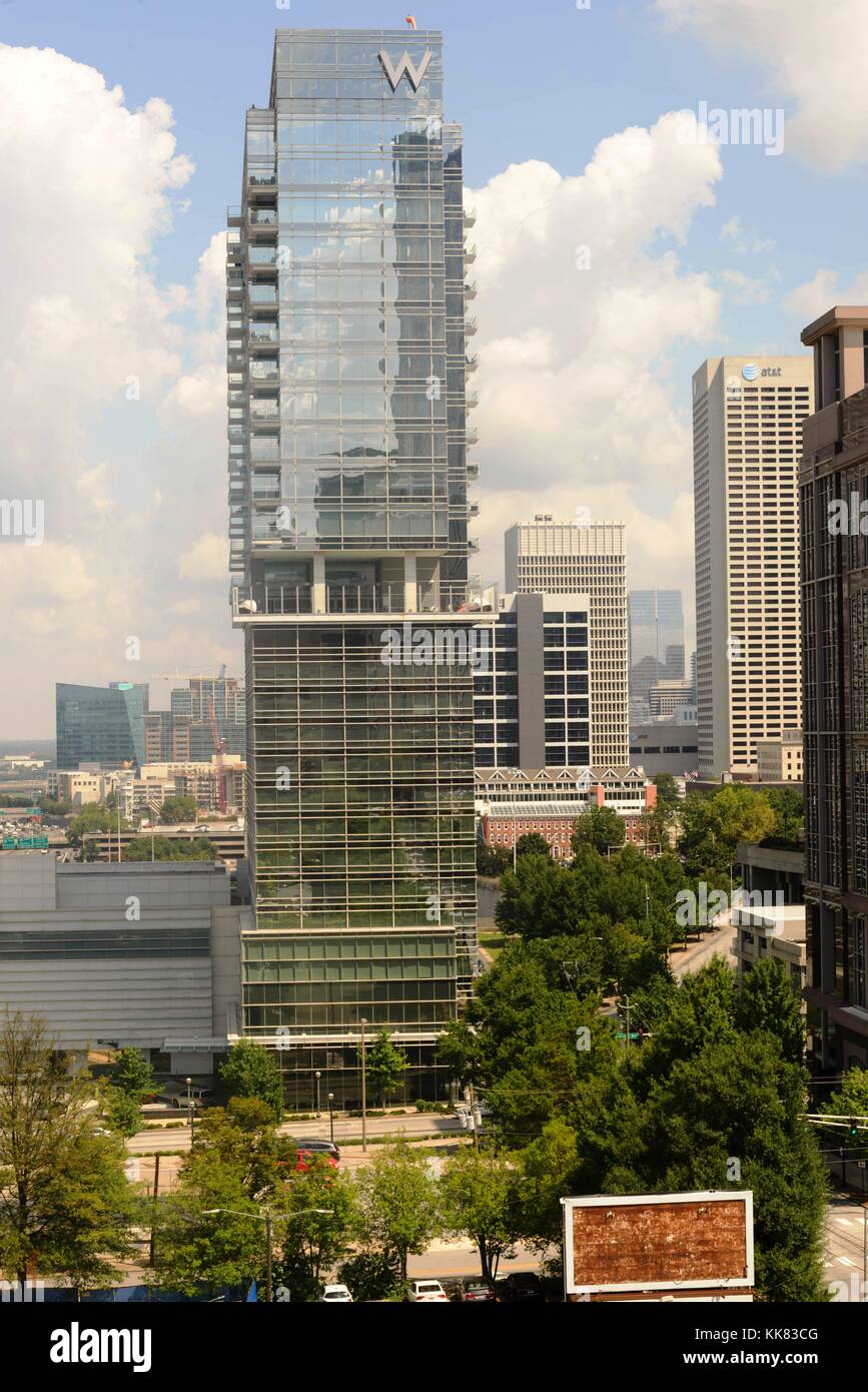downtown cityscape of Atlanta, Georgia, August 22, 2017 Stock Photo - Alamy